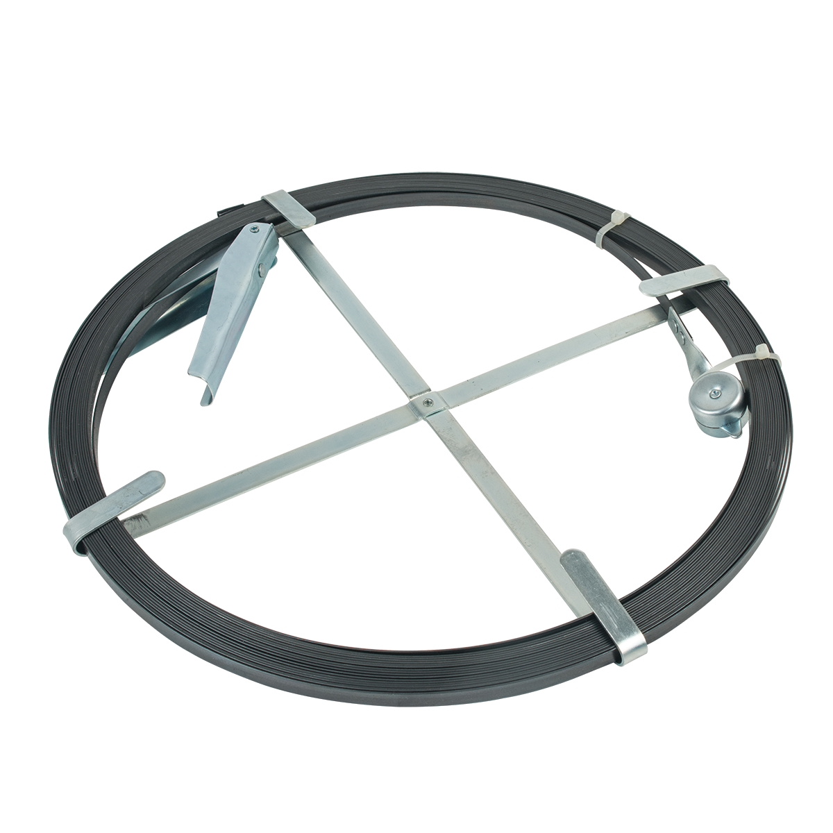 1/2 in. x 25 ft. Flat Sewer Rod with Adjustable Grip Handle - Cobra ...